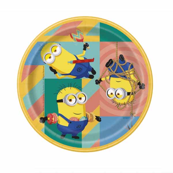 Despicable Me Dessert Plates – The Party Place