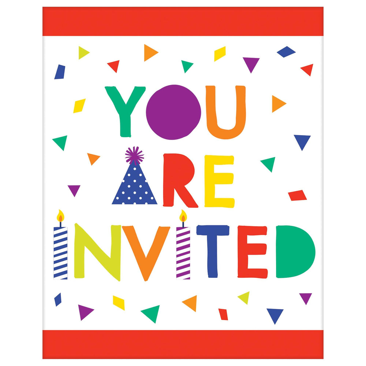 Confetti Time Invitations – The Party Place