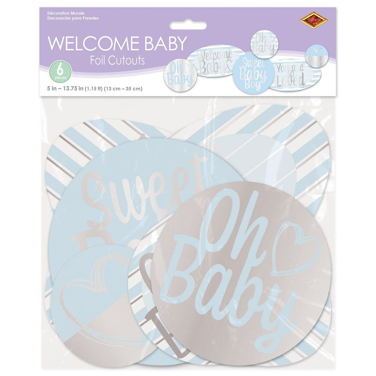 Blue Welcome Baby Cutouts – The Party Place
